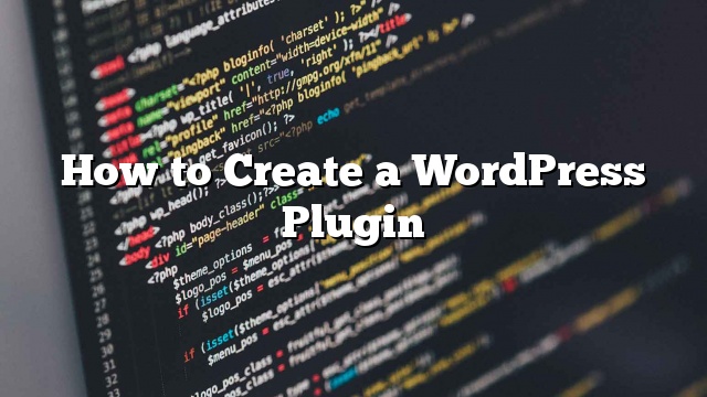 Cómo crear un plugin de WordPress - el yogur